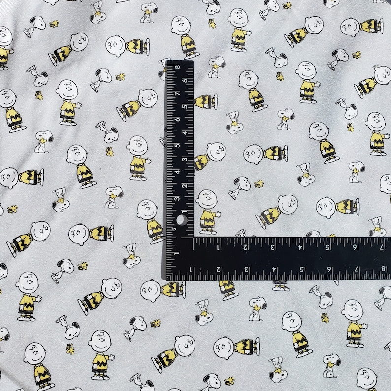 Snoopy Cotton Fabric | Etsy