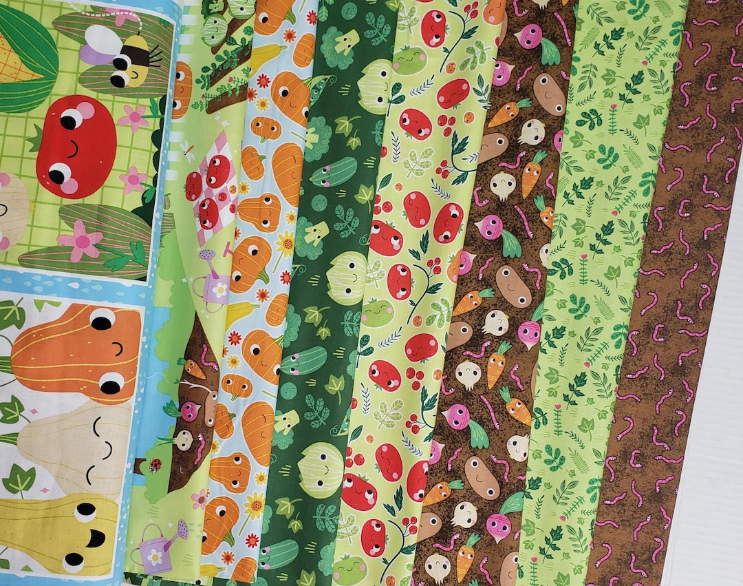 Let It Grow Gardening Cotton Fabric - Etsy