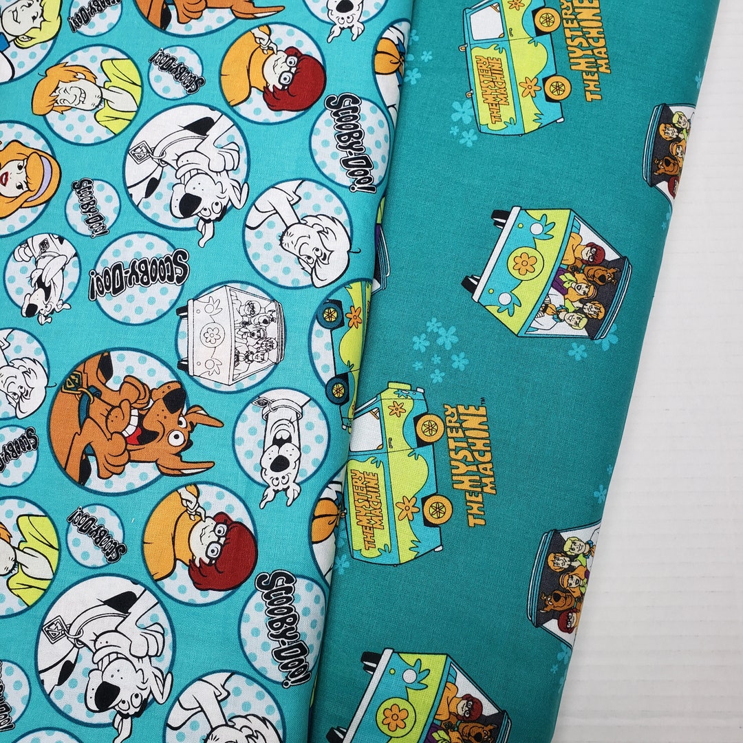 Scooby-doo Cotton Fabric - Etsy