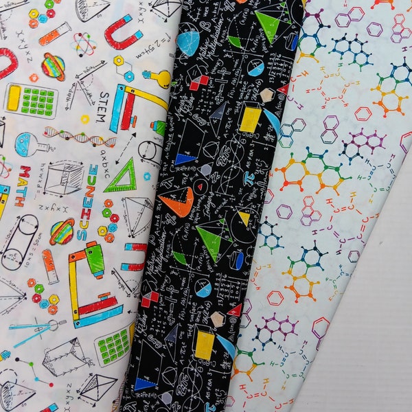 Science Fabric - Etsy