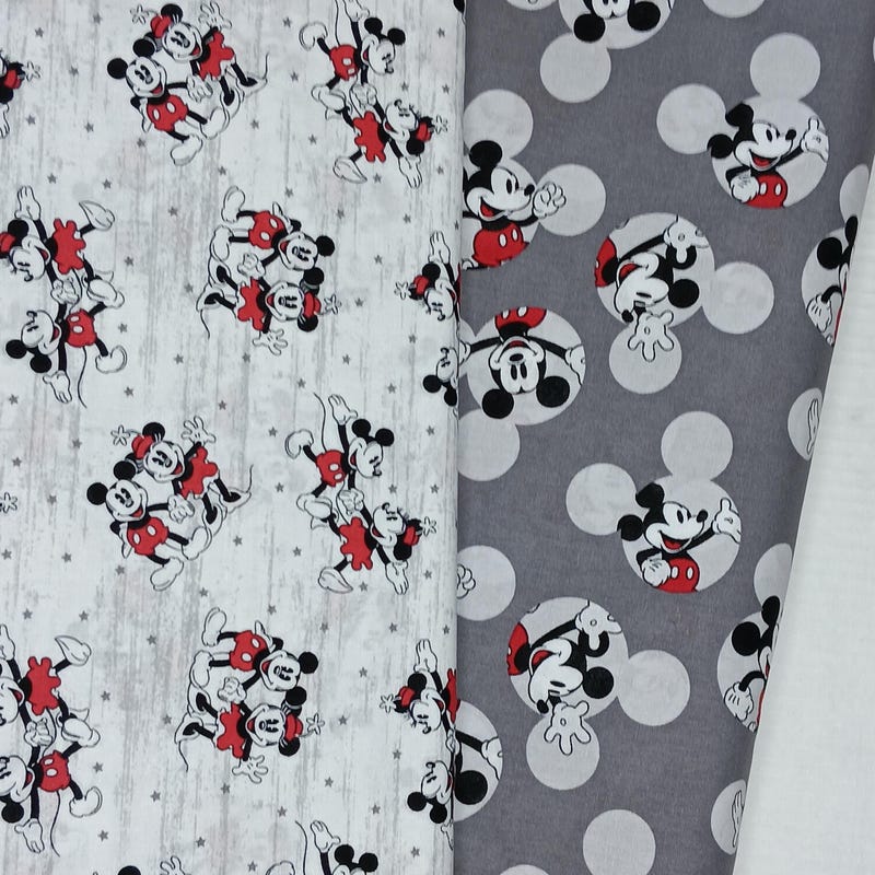 Mickey Mouse Fabric - Etsy