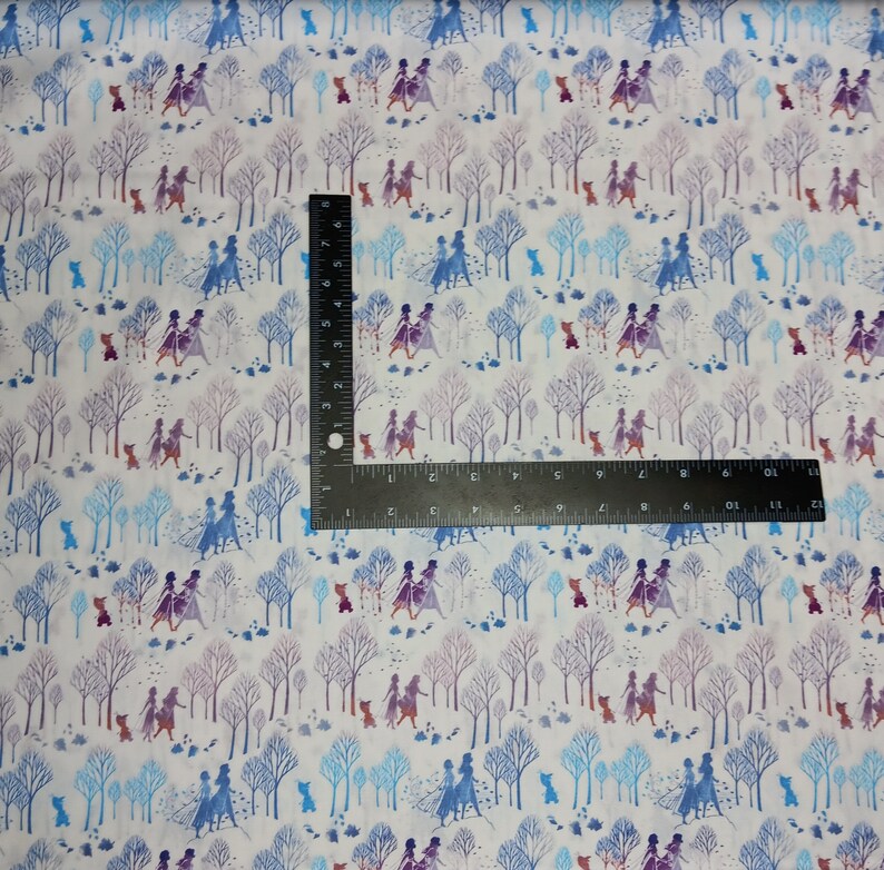Disney Frozen Cotton Fabric - Etsy