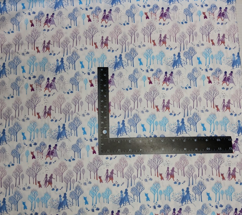 Disney Frozen Cotton Fabric - Etsy