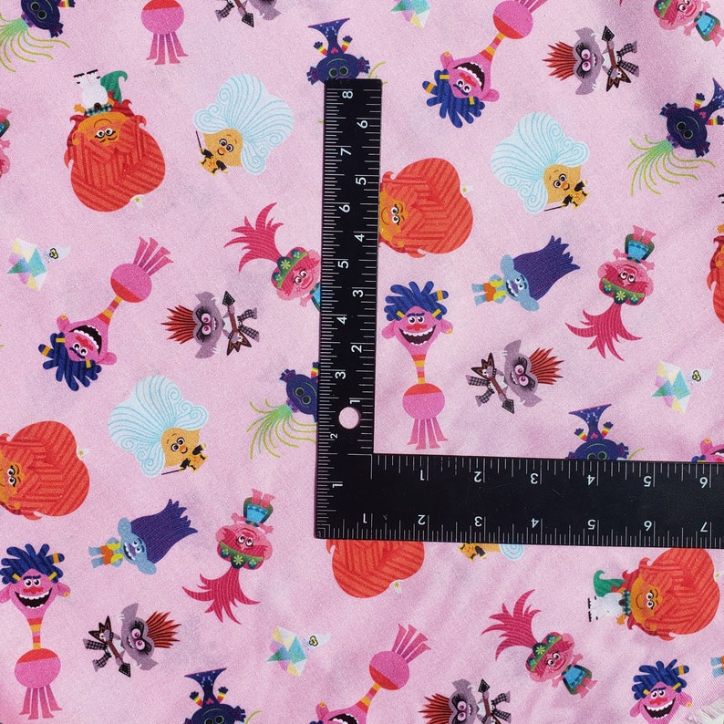 Trolls Cotton Fabric - Etsy