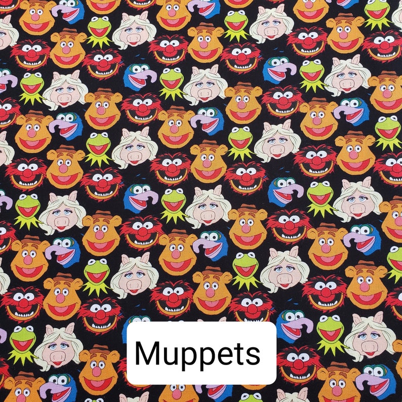 Muppets Cotton Fabric - Etsy