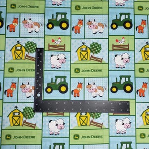 John Deere Cotton Fabric - Etsy