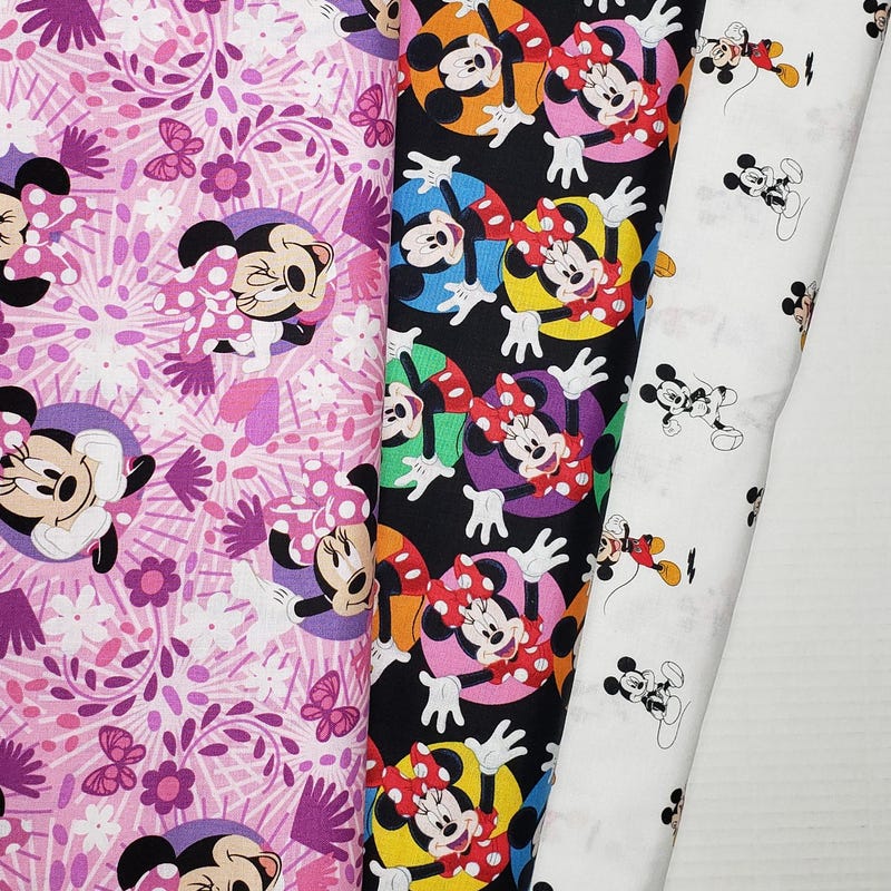 Minnie Mouse Fabric - Etsy