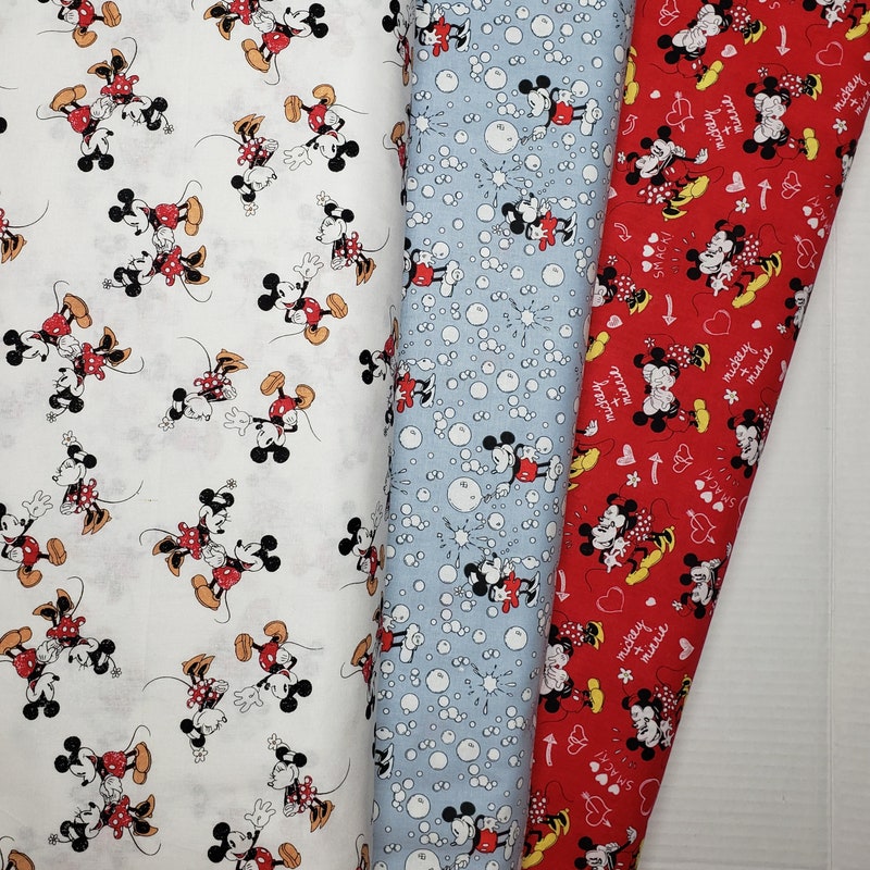 Mickey Mouse Fabric - Etsy