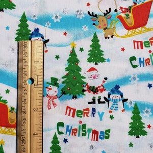 Christmas Cotton Fabric | Etsy