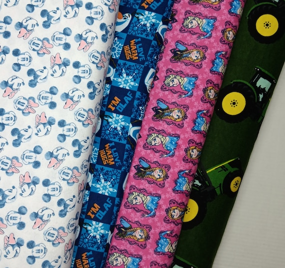 Disney Frozen Flannel Fabric Dream Sweet Dreams With Our Enchanting
