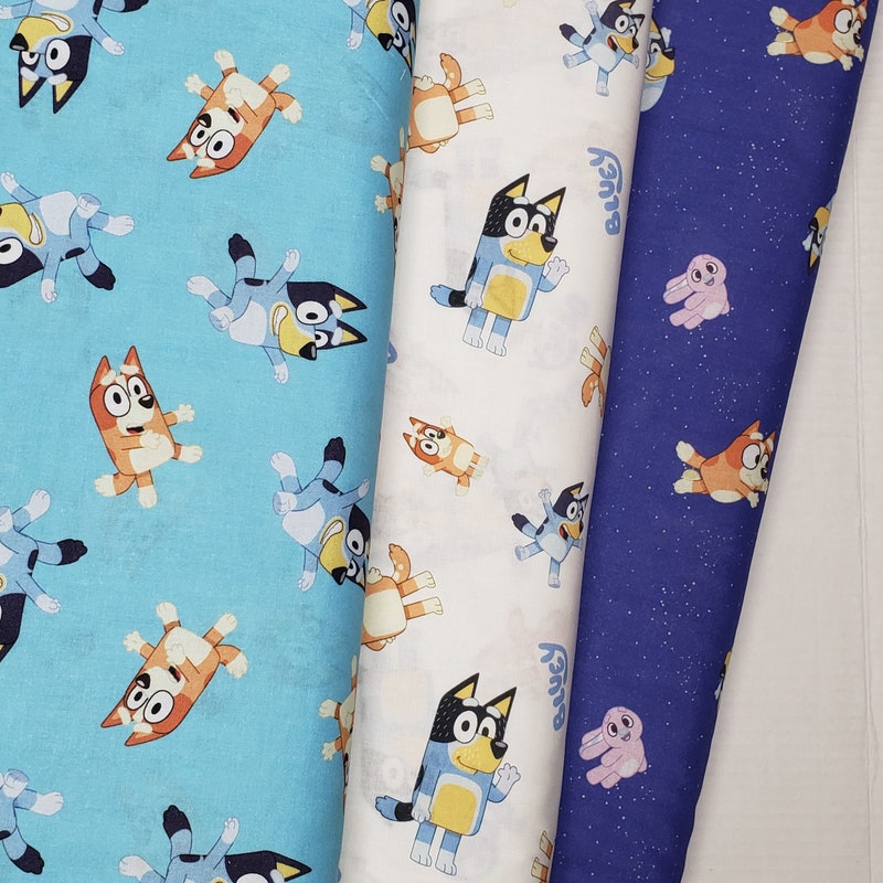 Bluey Fabric - Etsy