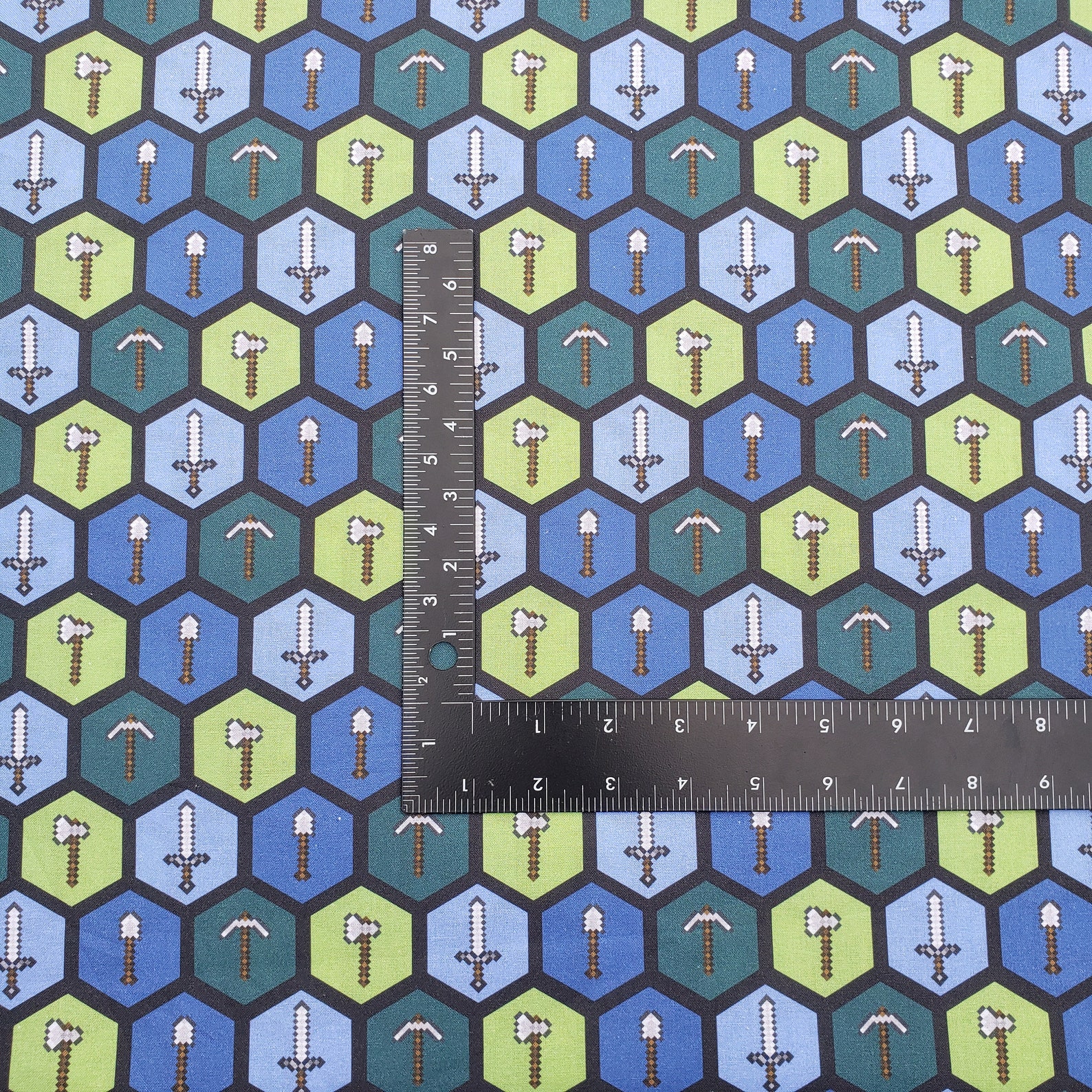 Minecraft Cotton Fabric - Etsy