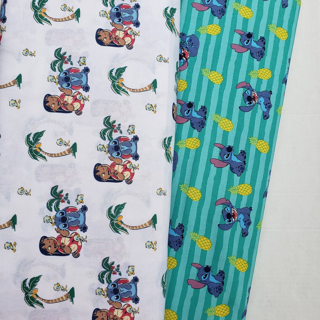 Lilo and Stitch Cotton Fabric - Etsy