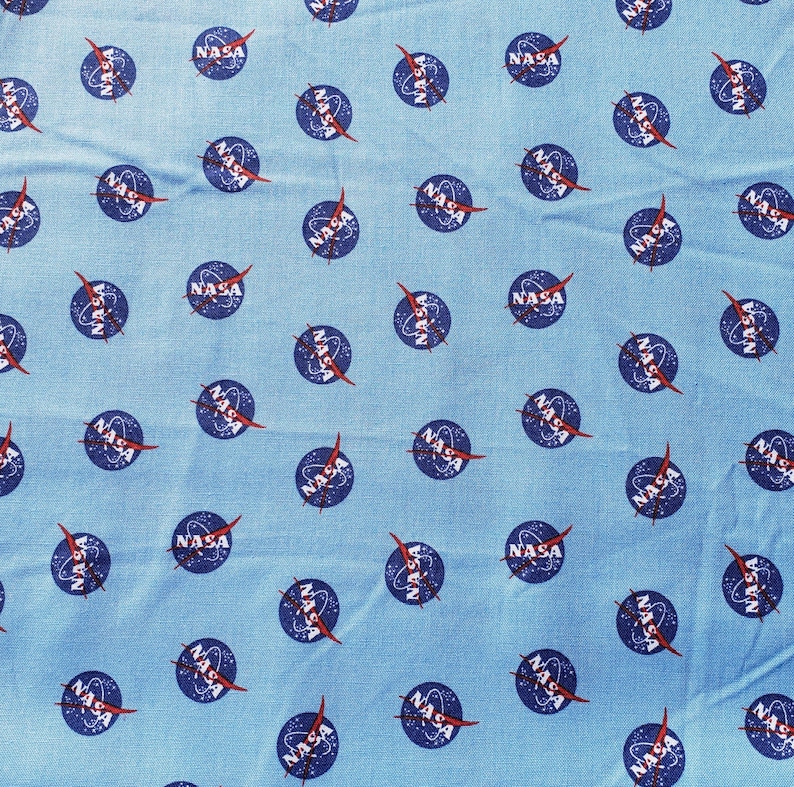 NASA Space Cotton Fabric - Etsy