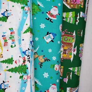 Christmas Cotton Fabric | Etsy