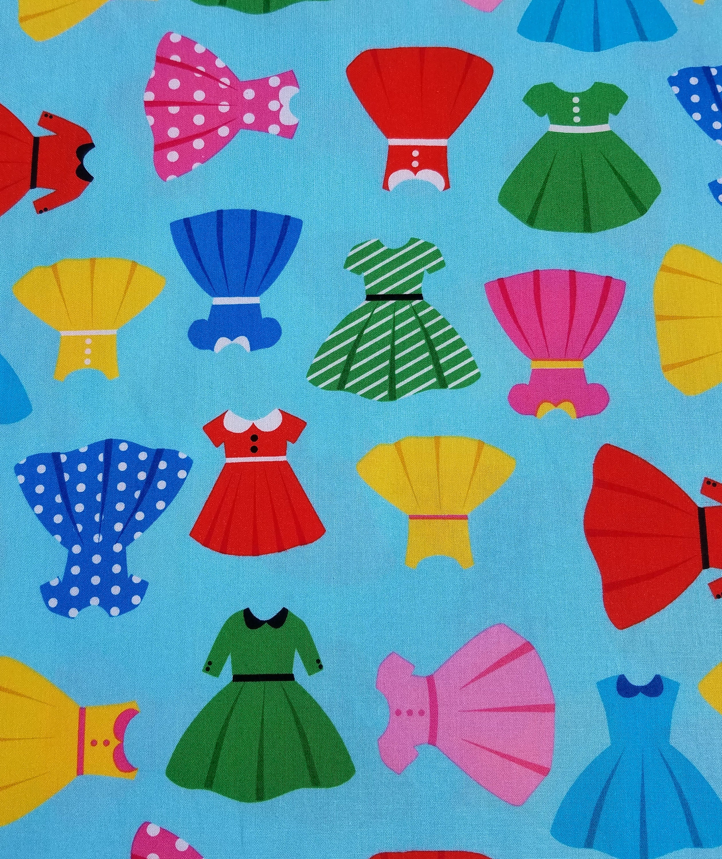 Dress Fabric Dress Print Fabric Girlfriends Fabric by Robert | Etsy