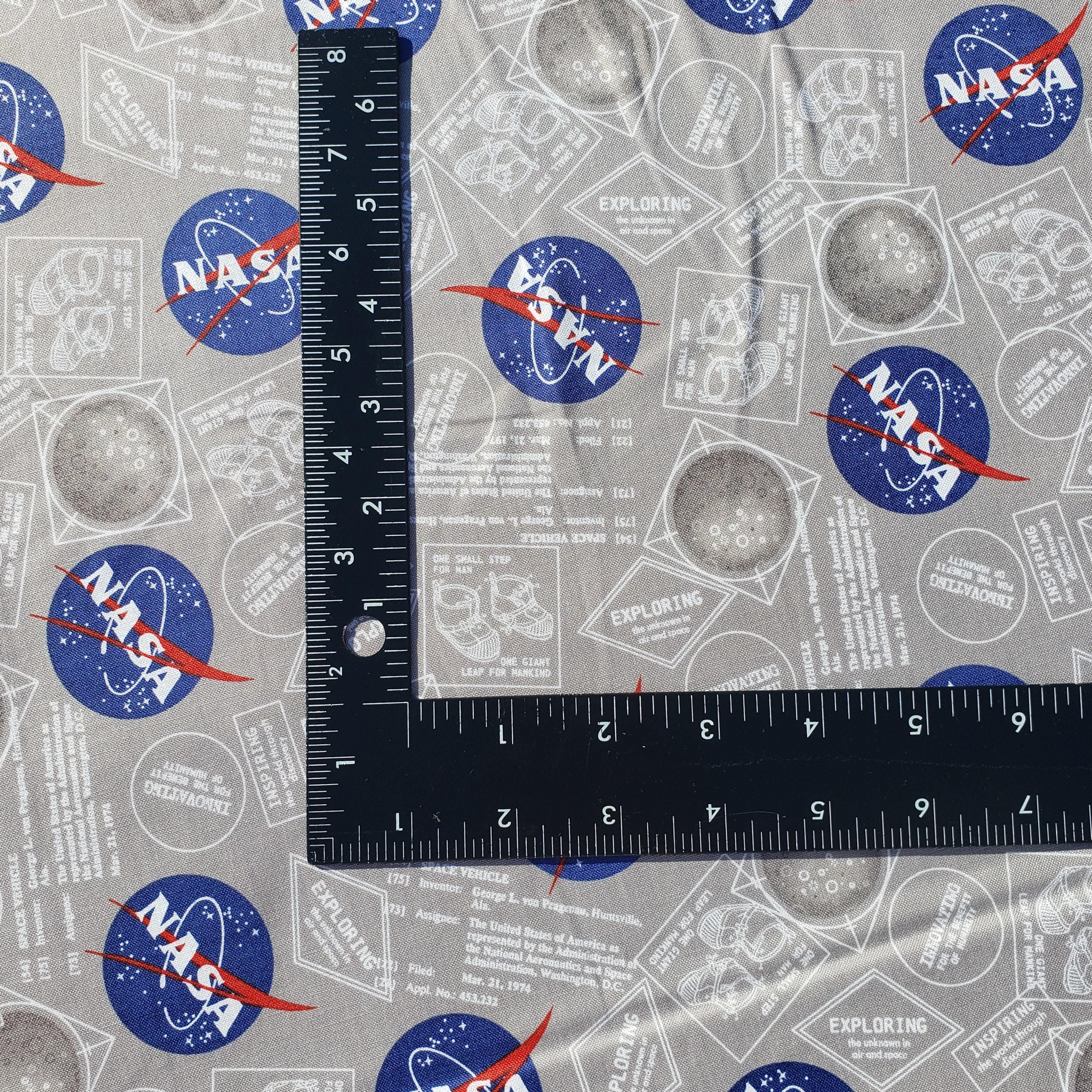 NASA Space Cotton Fabric - Etsy