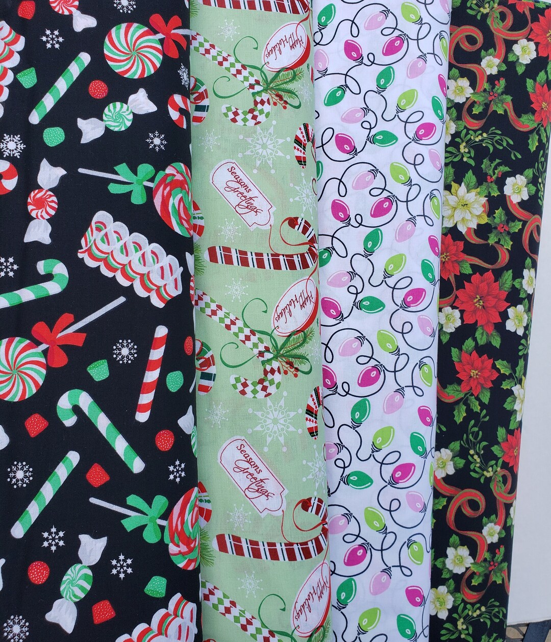 Christmas Cotton Fabric - Etsy