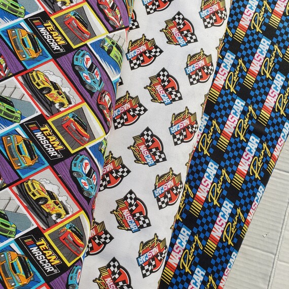 Nascar Cotton Fabric | Etsy
