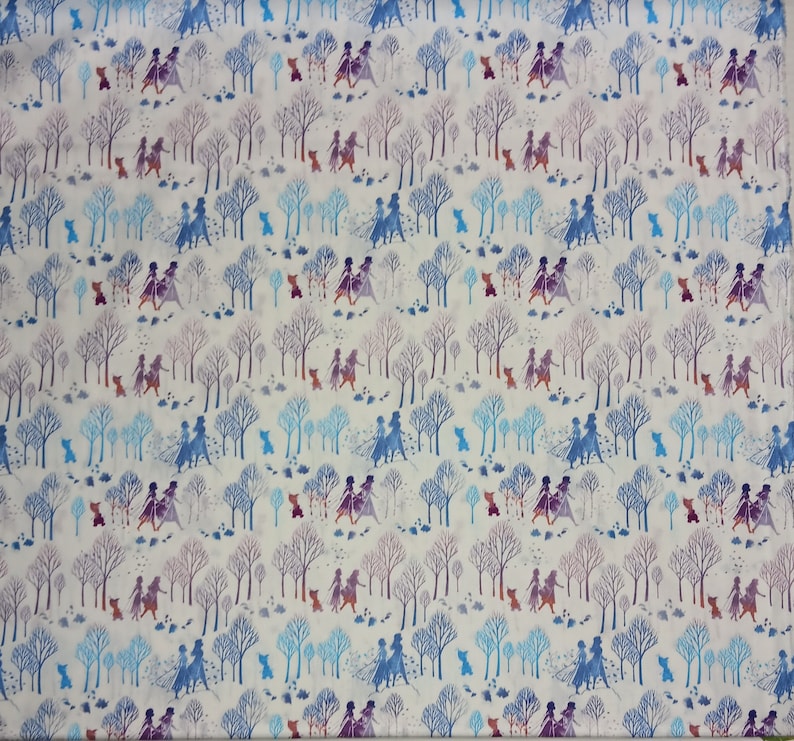 Disney Frozen Cotton Fabric - Etsy