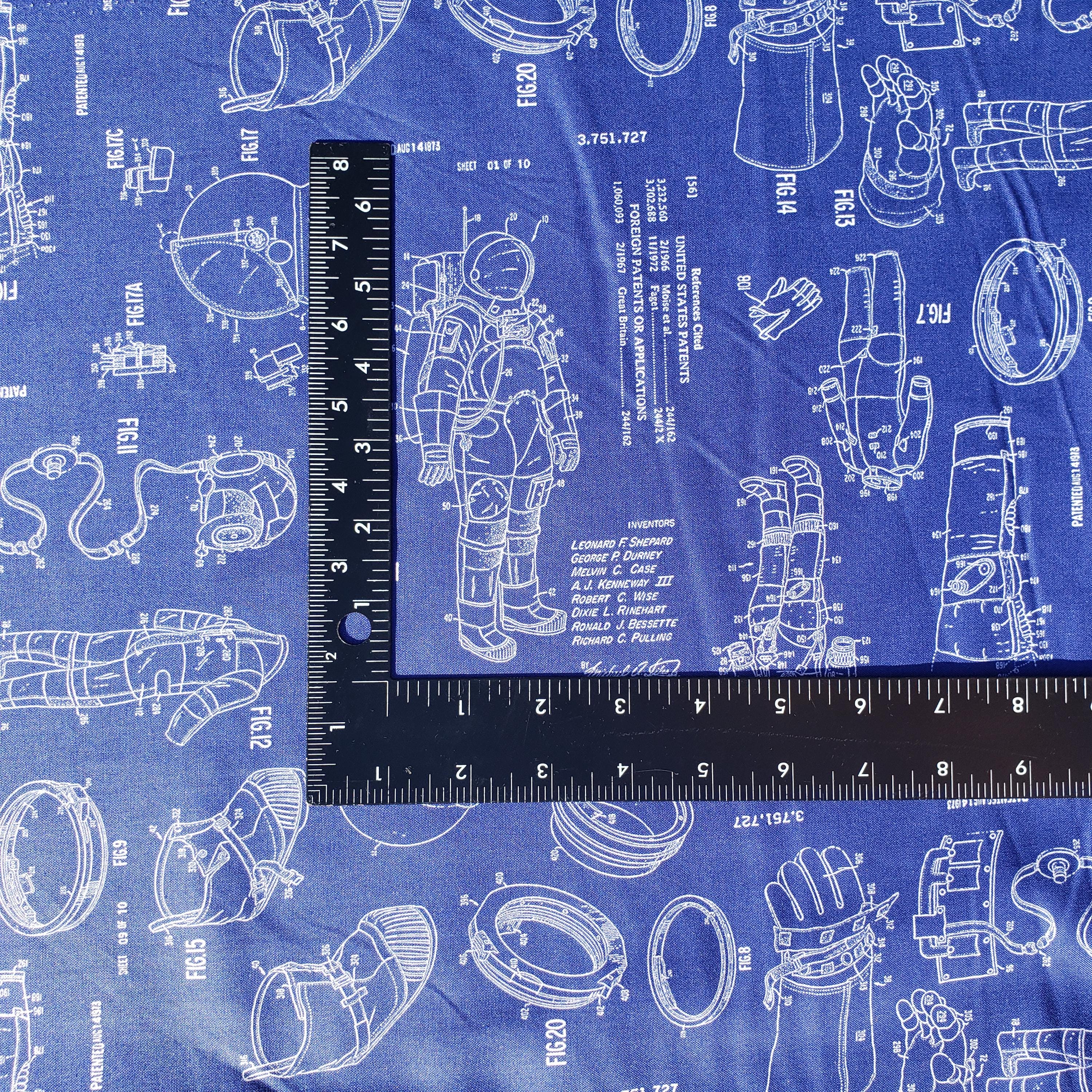 NASA Space Cotton Fabric - Etsy