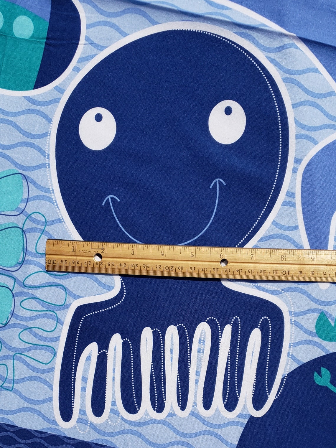 Sea Water Cotton Fabric - Etsy