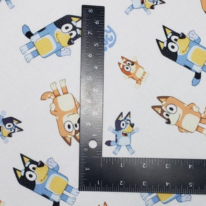 Disney Jr Bluey Cotton Quilt Fabric by the Yard - Etsy