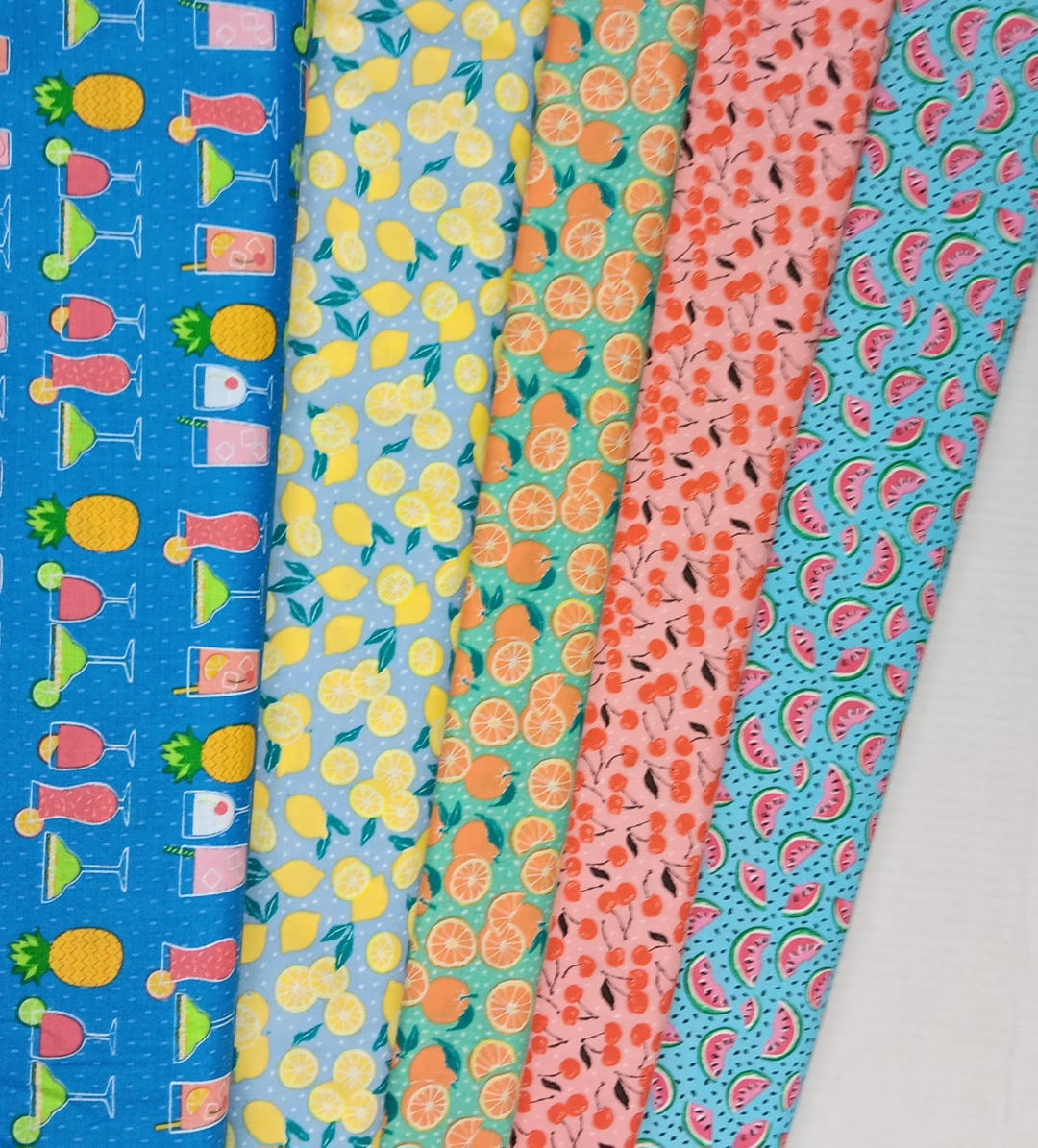 Fruit Cotton Fabric - Etsy