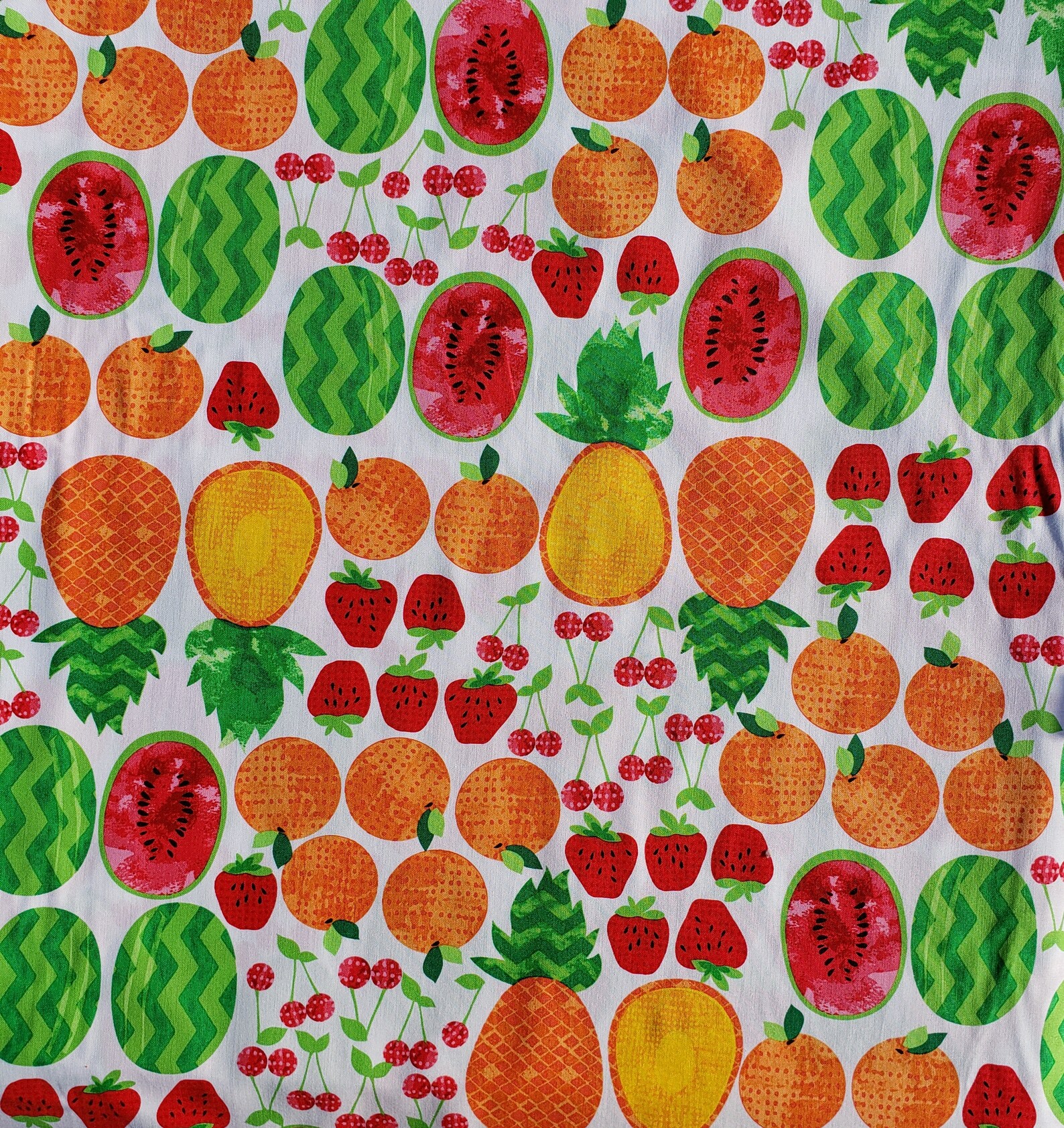 Fruit Fabric Kitchen Cotton Fabric Novelty Fabric | Etsy