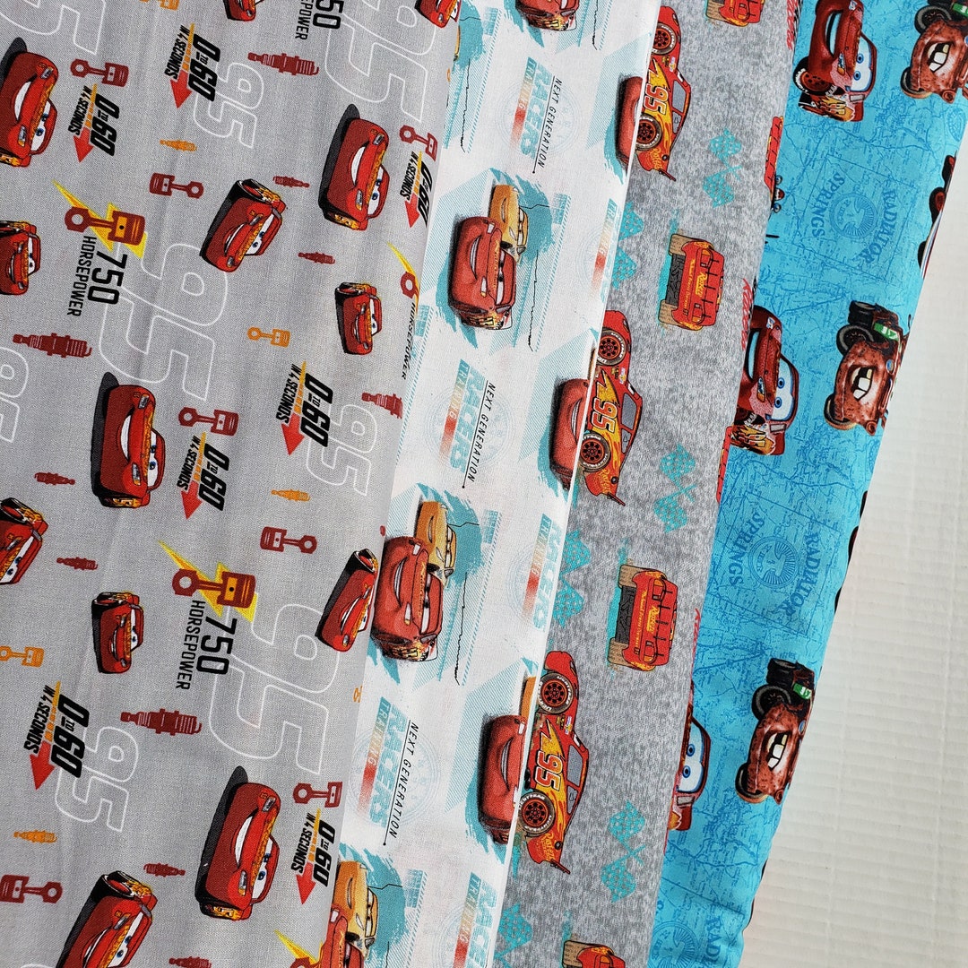 Disney Cars Cotton Fabric - Etsy