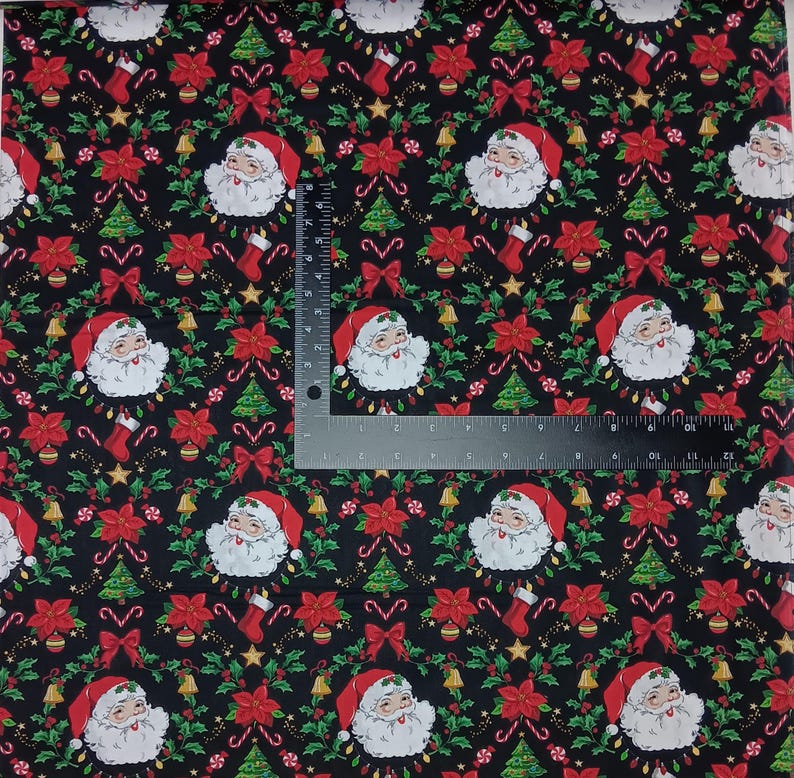 Christmas Cotton Fabric - Etsy