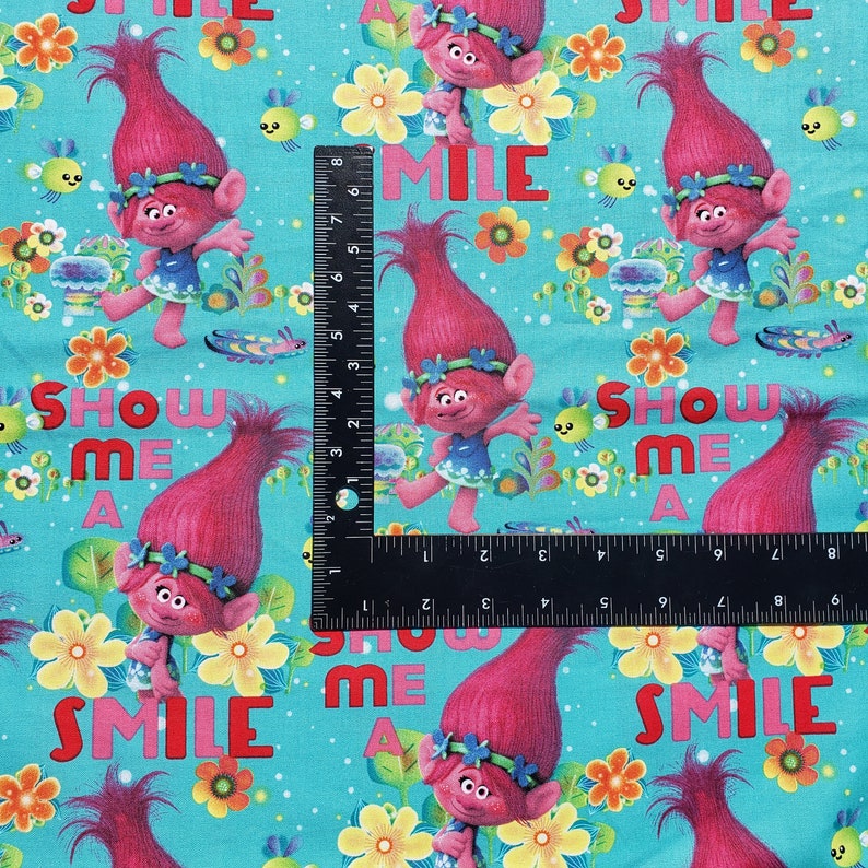 Trolls Cotton Fabric - Etsy