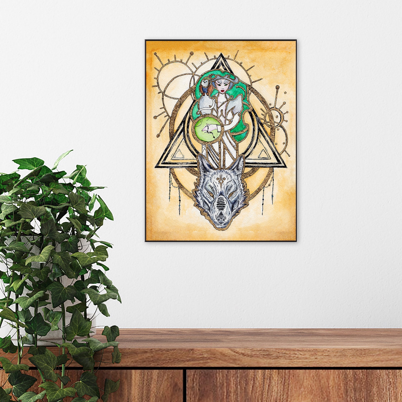 Star Wars Mortis the Daughter Art Print 9x12 Clone Wars - Etsy