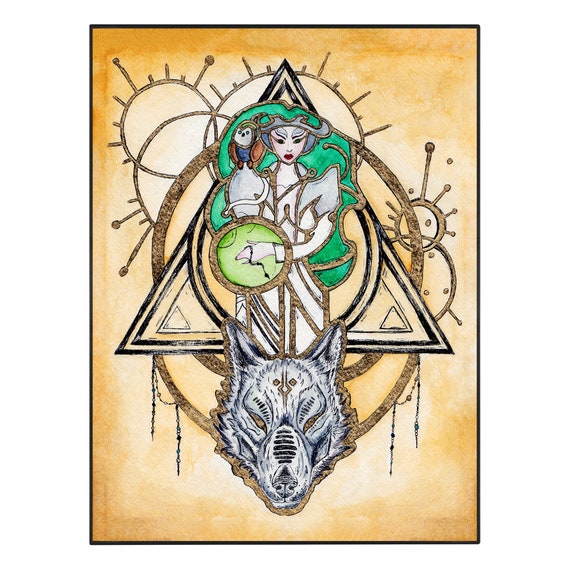 Star Wars Mortis the Daughter Art Print 9x12 Clone Wars | Etsy