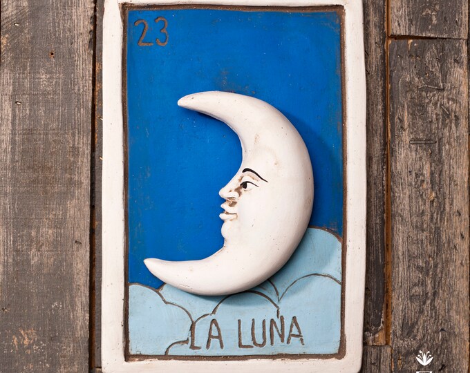 Loteria Card La Luna #23 - Etsy
