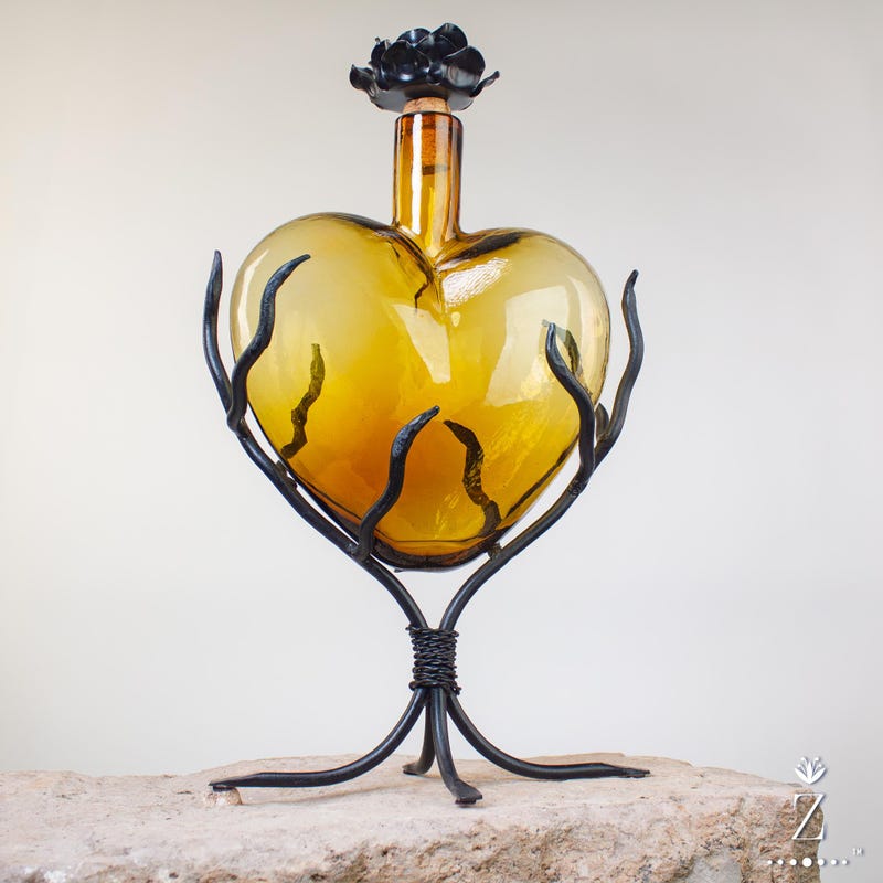 Hand Blown Decanter - Etsy