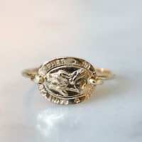 Silver St Christopher Signet Ring for Men⋆catholic Jewelry Personalized ...