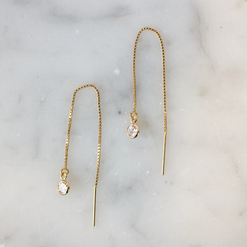 Long Bridal Earrings - Etsy