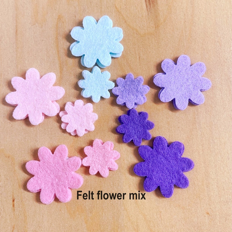Felt Flower Applique - Etsy