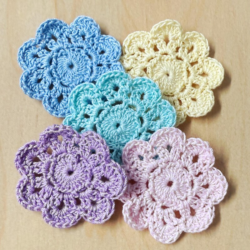 Small Colored Doilies - Etsy