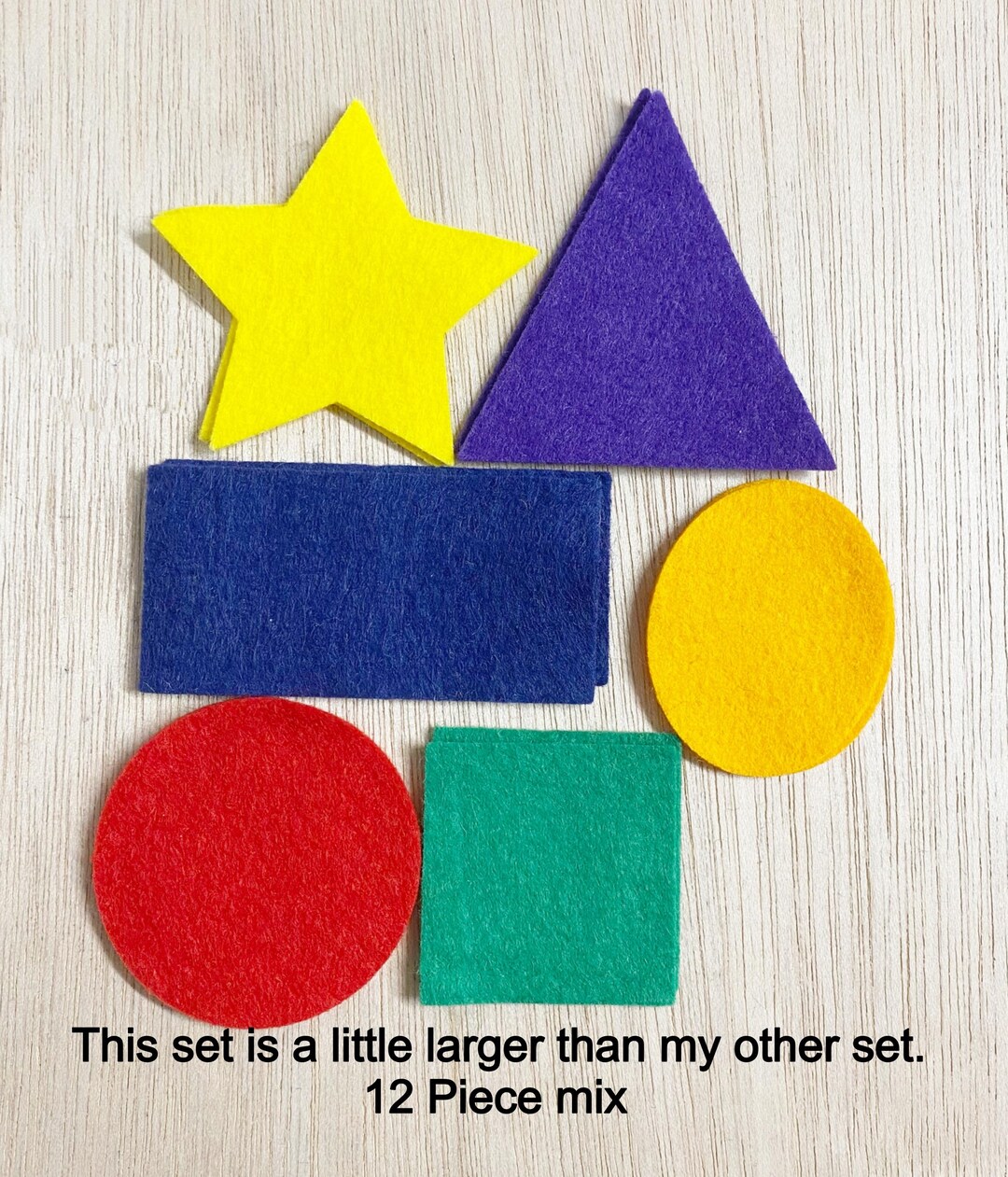Felt Shapes, Shapes for Memory Book, Felt Shapes for Kids, Shapes for ...