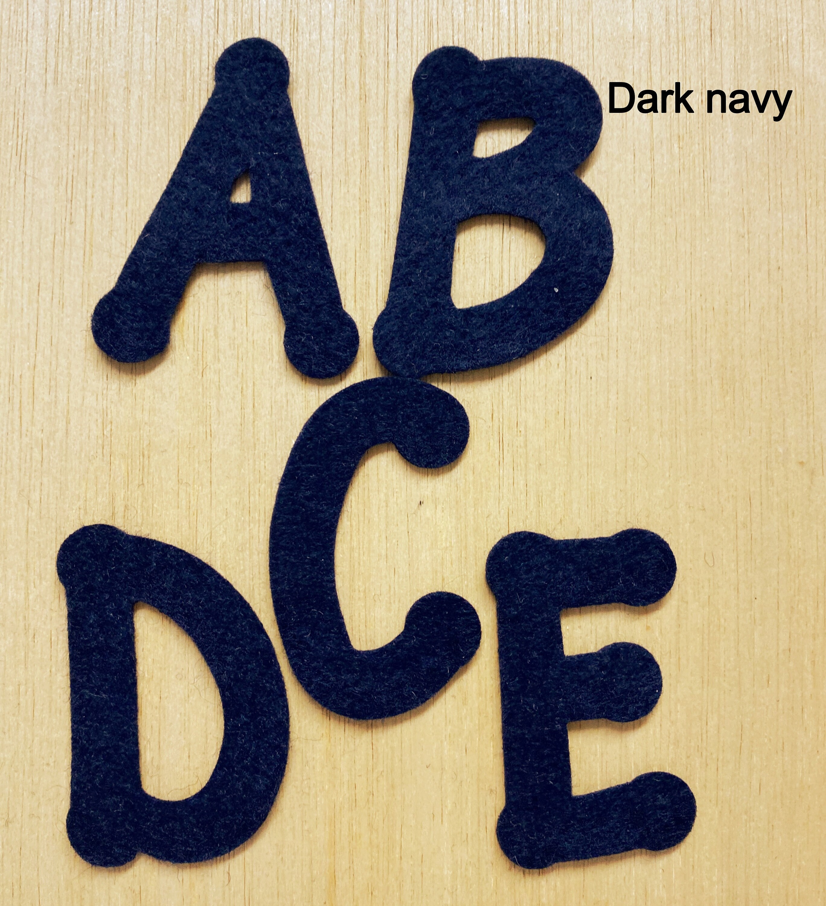 2'' Felt Alphabet, Choose Color or a Mix, 26 Letters A-Z, 2 Inch ...