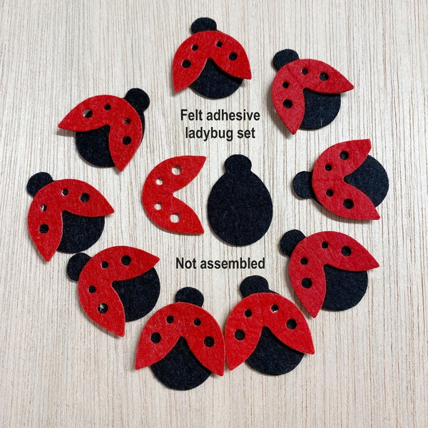 Felt Ladybug - Etsy