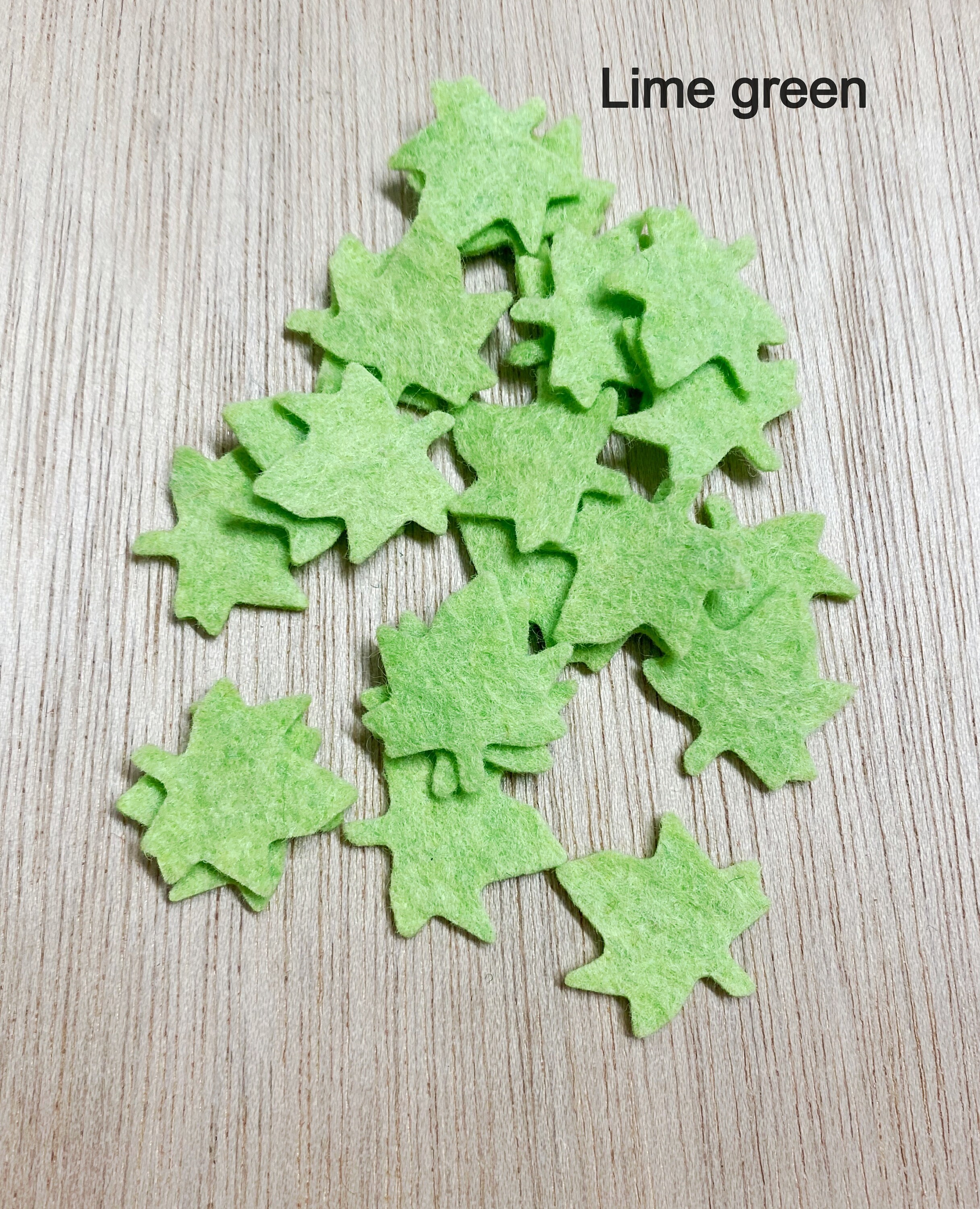 28 Felt Maple Leaves, TINY, Mix, or a Single Color, Ready to Ship ...