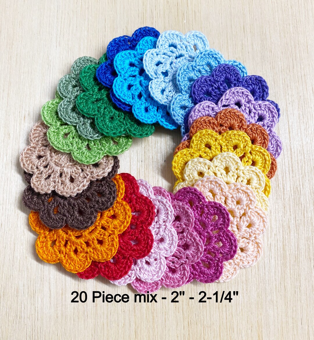 Small Crochet Doily, Doilies, 20 Piece Mix, Cotton Thread, Handmade ...