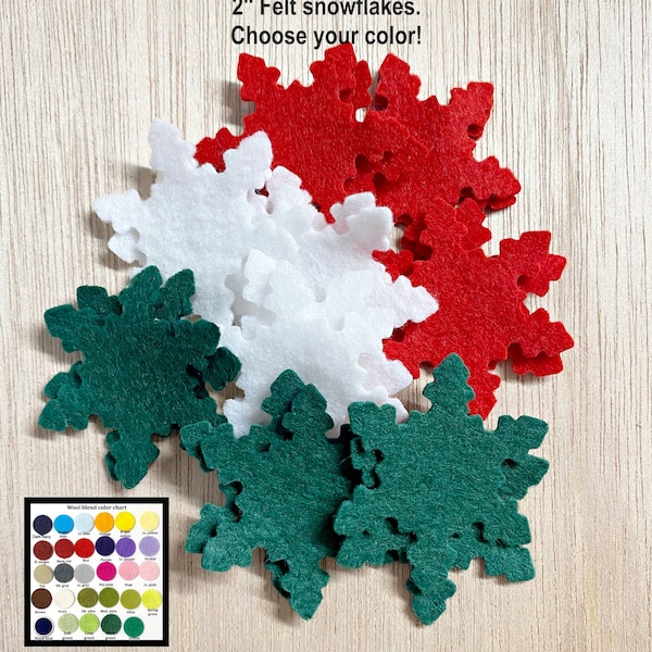 Felt Snowflake - Etsy