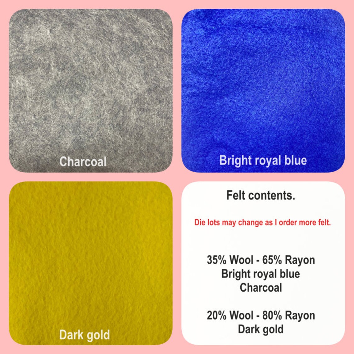 Felt Alphabet and Numbers A-Z 26 Letters 0-10 Precut Craft - Etsy