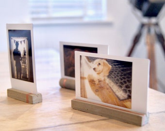 Concrete photo frame | Etsy