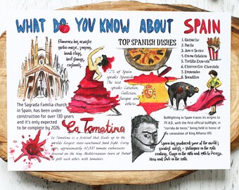 Spain postcards | Etsy