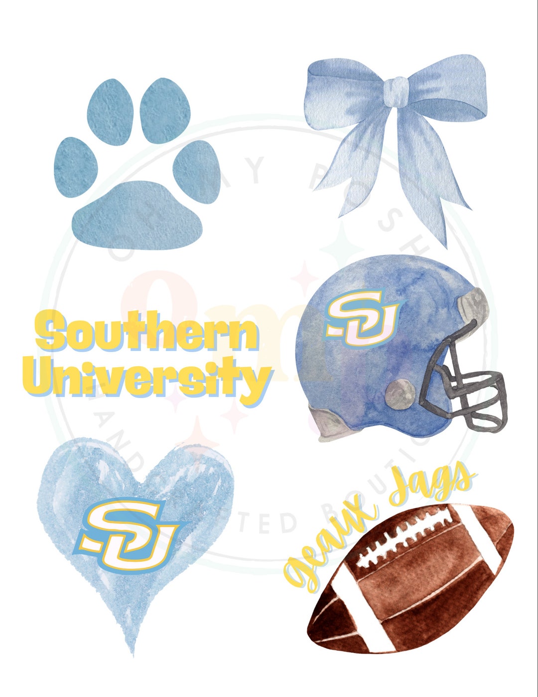 Southern University PNG SU Jags PNG Southern University Sublimation ...